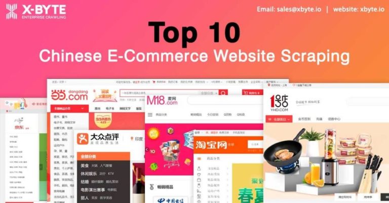 Top 10 Chinese eCommerce Sites Scraping | X-Byte
