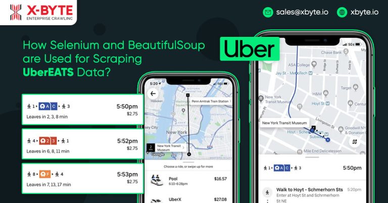 Scrape Uber Eats Data Using Selenium & BeautifulSoup