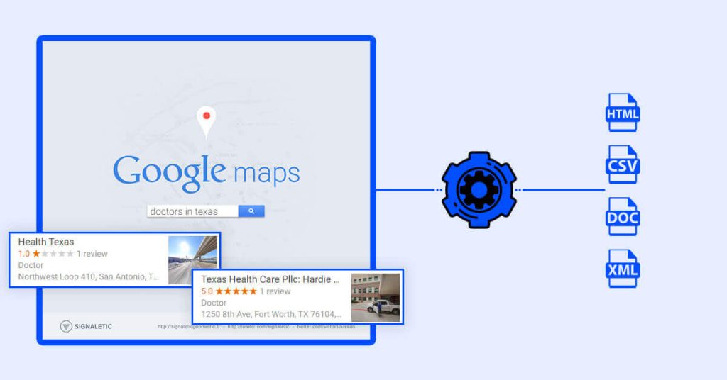 Extract Data from Google Maps & Store Locators | X-Byte