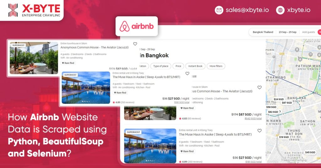 Scrape Airbnb Data with Python & Selenium | X-Byte