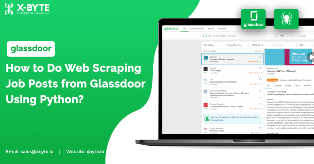 How to Do Web Scraping Job Posts from Glassdoor Using Python?