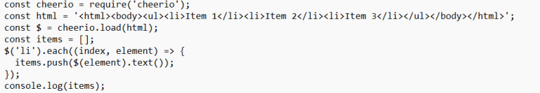 Cheerio Web Scraping Guide | Step-by-Step Tutorial for Beginners